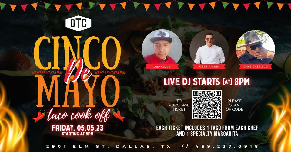 Cinco De Mayo - Annual Taco Cook Off , Off The Cuff, Dallas, 5 May 2023 ...