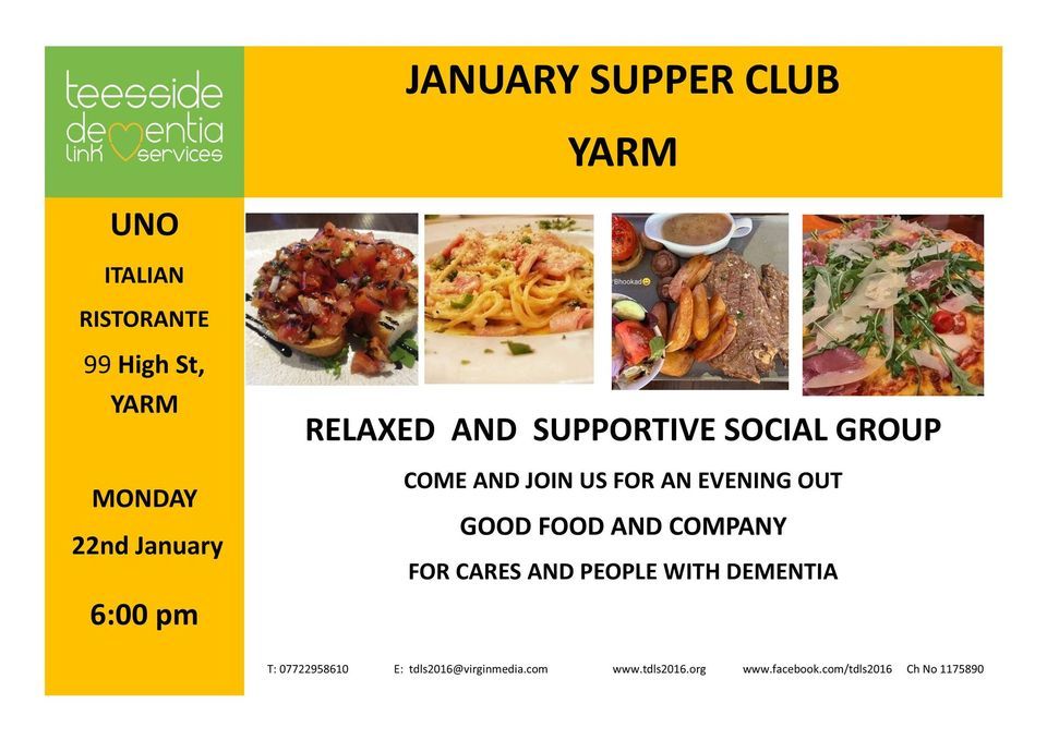 January supper club , Uno Ristorante Yarm, 22 January 2024 | AllEvents.in