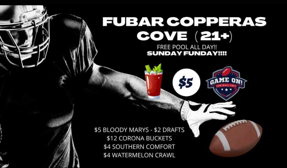 Sunday FUNDAY! FUBAR Copperas Cove! FREE POOL ALL DAY! (21+), FUBAR ...
