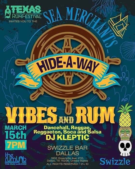 Texas Rum Fest Kick off party at Swizzle , 1802 Greenville Ave. Suite ...