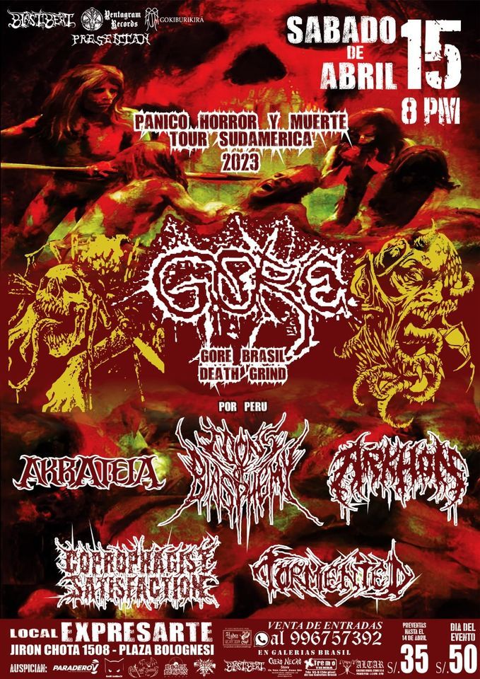 GORE EN LIMA! Desde Brasil, Academia de Música ExpresArte, San Isidro ...