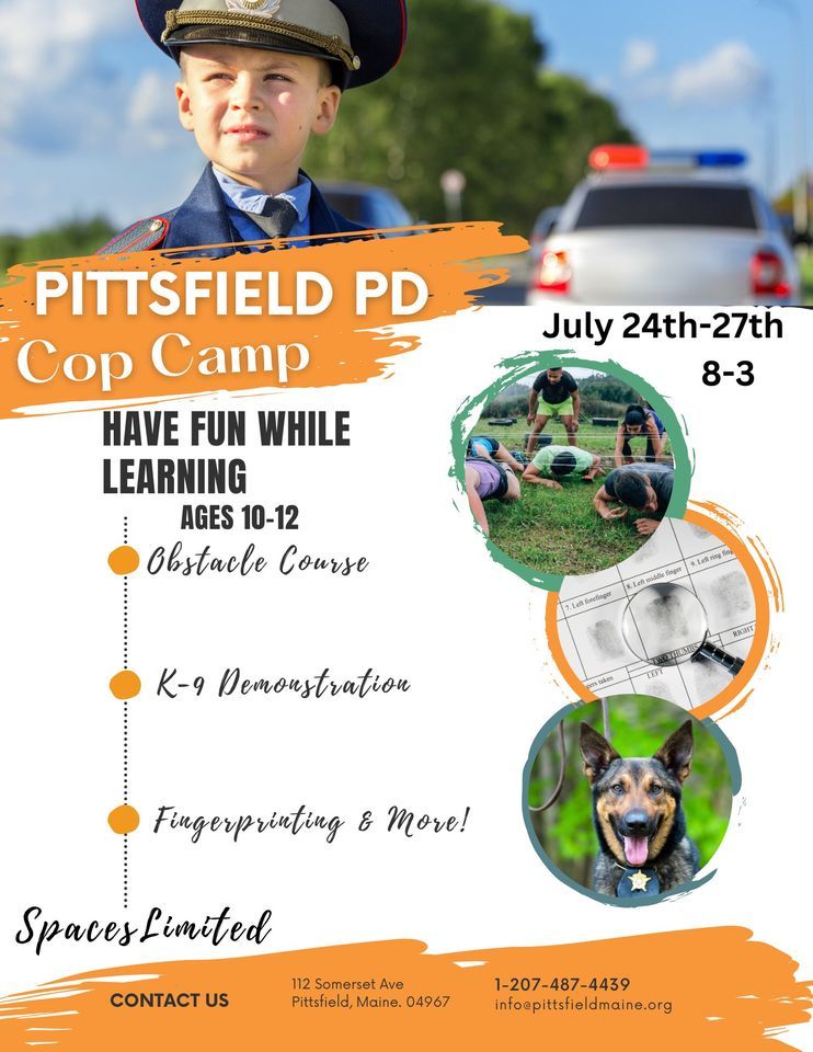 Pittsfield Police Department Cop Camp, Pittsfield Police Department ...