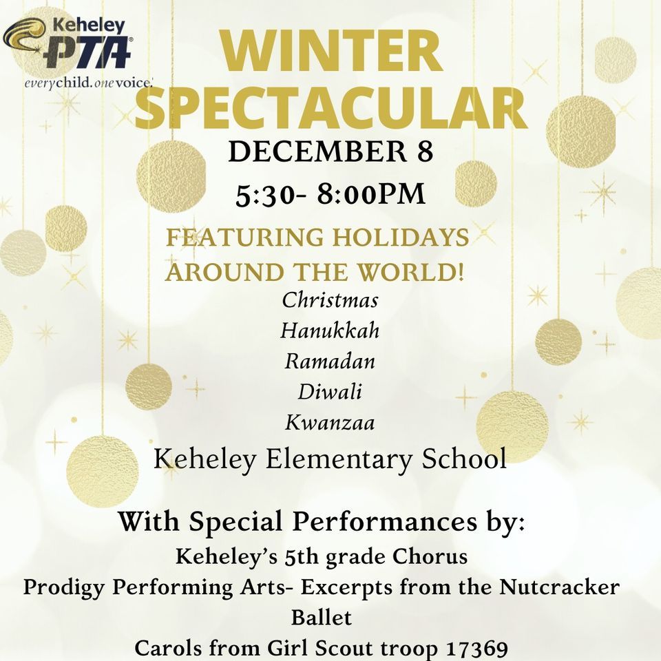 Winter Spectacular!, Keheley Elementary School, Holly Springs, December ...