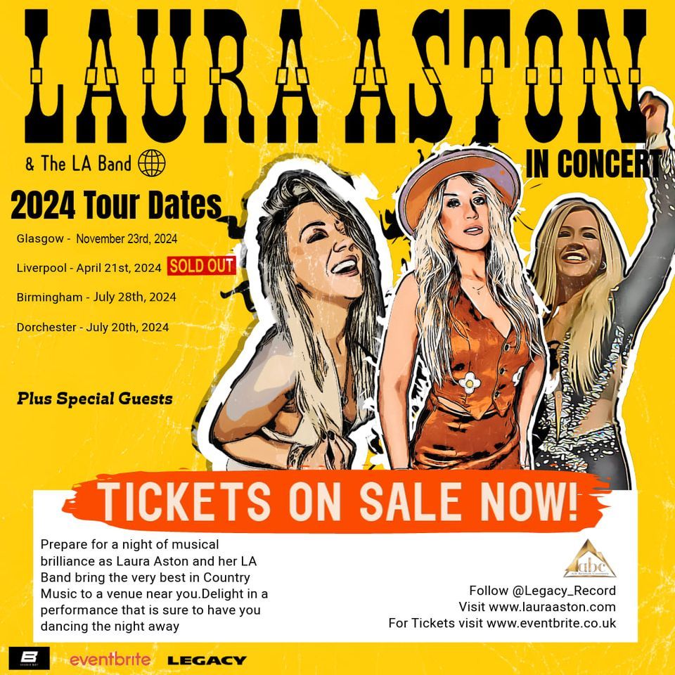 Laura Aston Tour , The Classic Grand, Glasgow, April 13 2024 | AllEvents.in