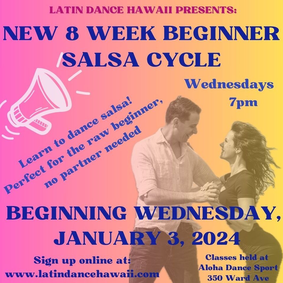 Latin Dance Hawaii: 8 Week Beginner Salsa Cycle, Aloha Dancesport ...