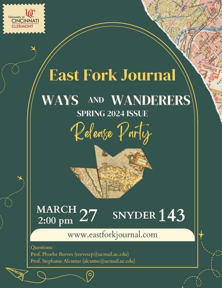 Spring 2024 Issue Celebration, UC Clermont College, Batavia, 27 March ...