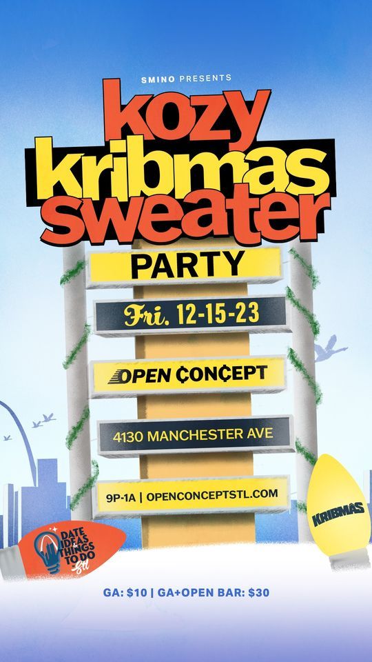 Kozy Kribmas Sweater Party , Open Concept, St. Louis, 15 December to 16 ...