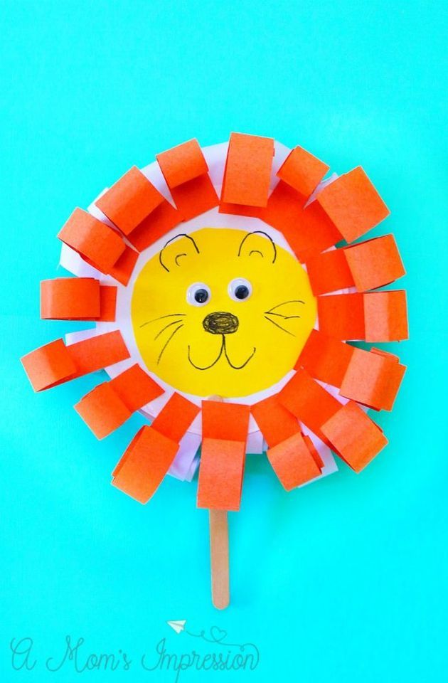 Passive Craft of the Week: Paper Plate Lion, North Manchester Public ...