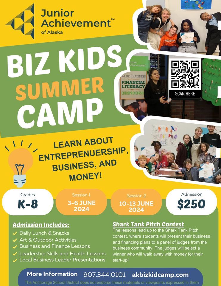 JA BIZ KIDS Summer Camp - Session 1, UAA: University of Alaska ...