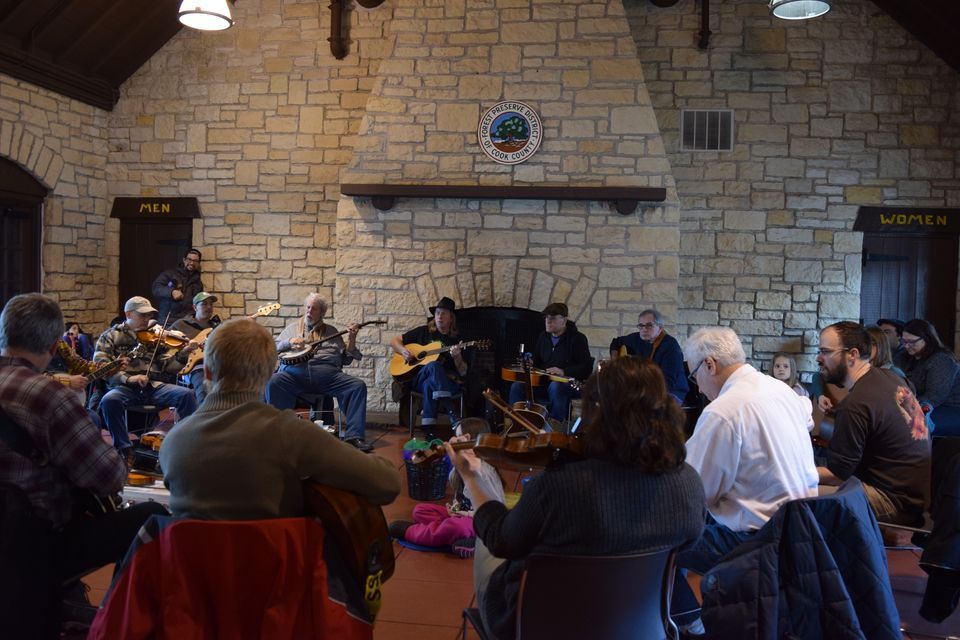 Makin Music Winter Bluegrass Jam, Thatcher Woods Pavilion, River Forest ...