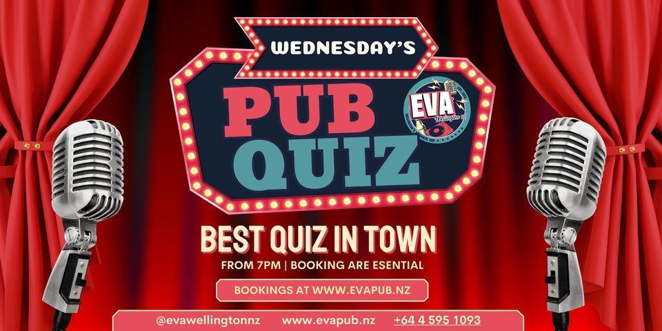 WEDNESDAY QUIZ NIGHT , 35 Dixon Street, Wellington, New Zealand 6011 ...