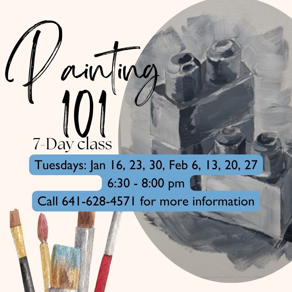 Painting 101, 7-Day class, Pella, IA, United States, Iowa 50219, 16 ...