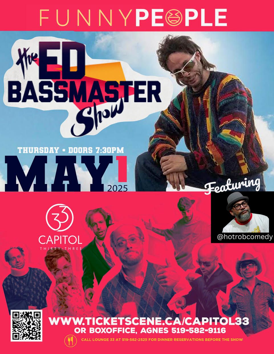 Ed Bassmaster, Funny Bone Comedy Club - Dayton, 18 June 2025 | AllEvents