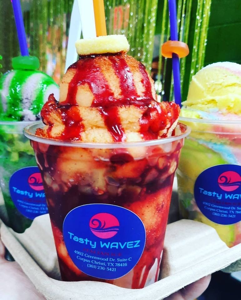 Mangonada Monday $5, Tasty WAVEZ Italian Ice, Corpus Christi, 16 ...