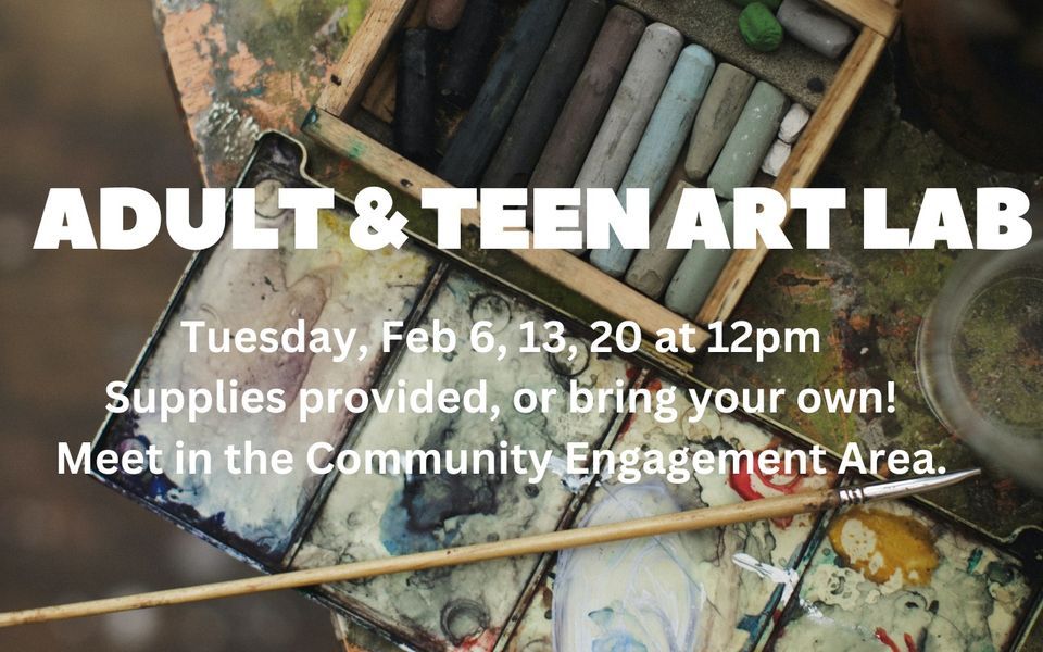 Adult & Teen Art Lab, Lone Star College - Tomball Community Library, 6 February 2024 | AllEvents