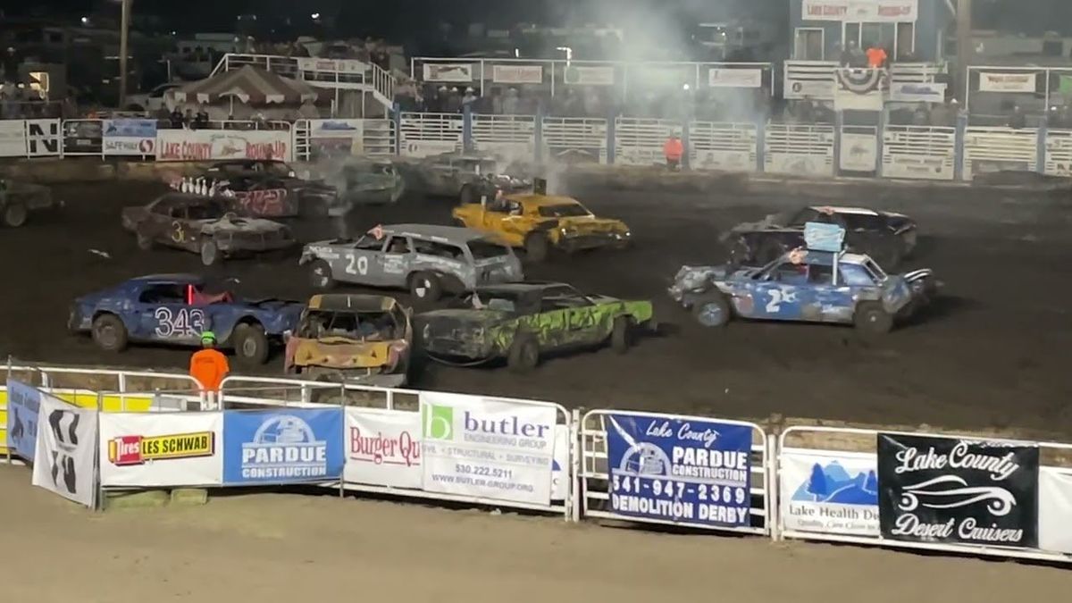 Lake County Round Up - Destruction Derby at Lake County Fairgrounds ...
