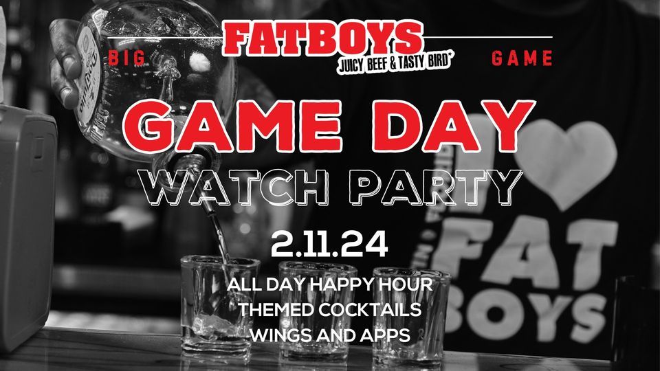 Fatboys Game Day Watch Party, Fatboys - Miramar Beach FL, February 11 ...