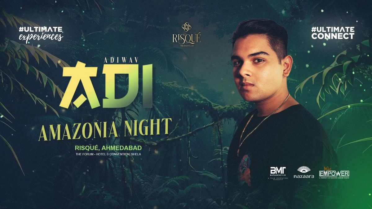Ultimate Amazonia Night ft. ADIWAV, Risqué, Sanand, 17 May 2026 | AllEvents