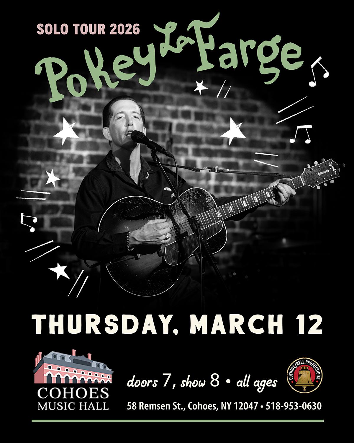 Pokey LaFarge at Fine Line, Fine Line, Minneapolis, 3 December 2026 ...
