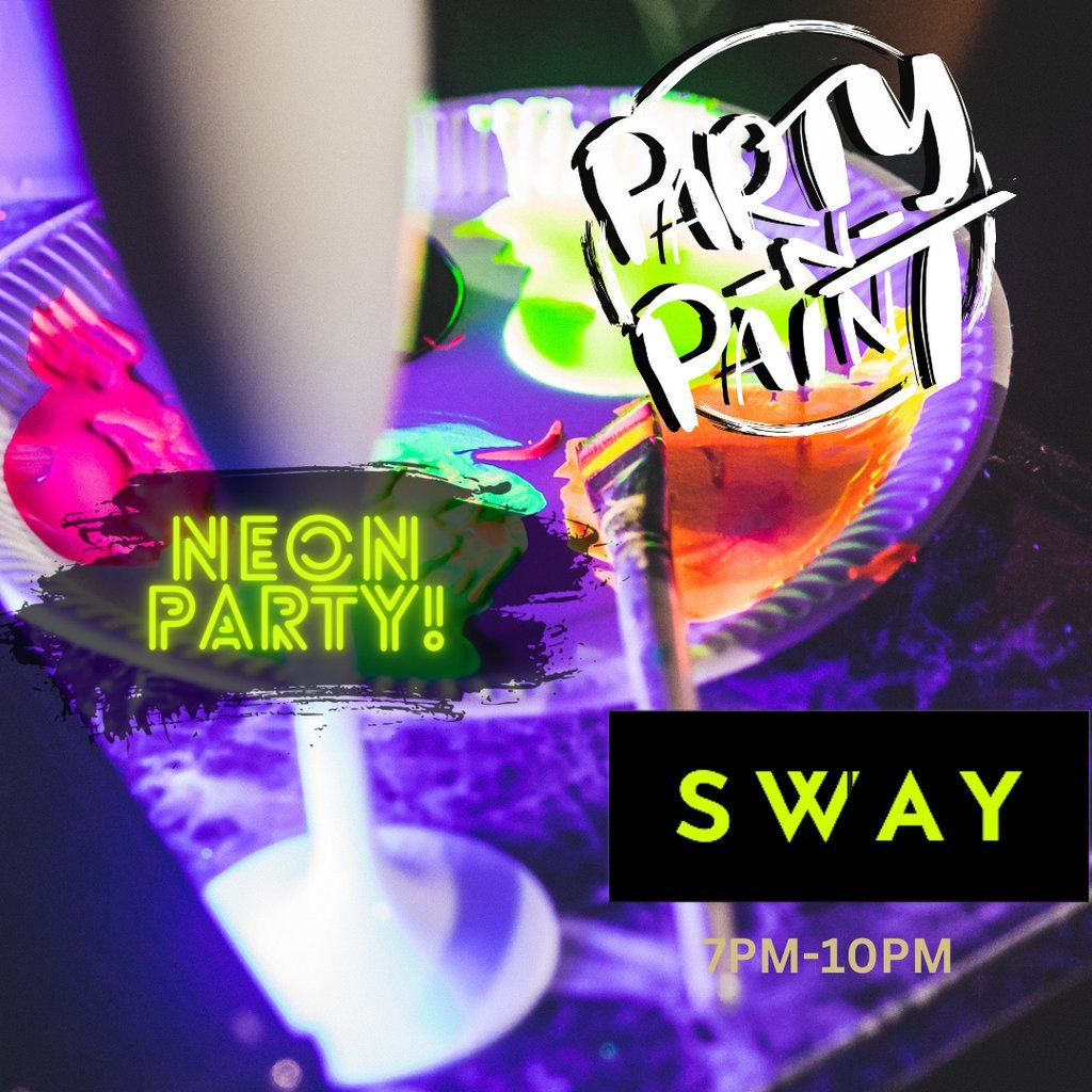 Party N Paint Neon Night @ Sway Bar, SWAY BAR, Central London, 7 ...