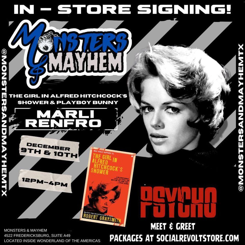 Marli Renfro (Psycho) In-Store Meet & Greet, Wonderland of the Americas ...