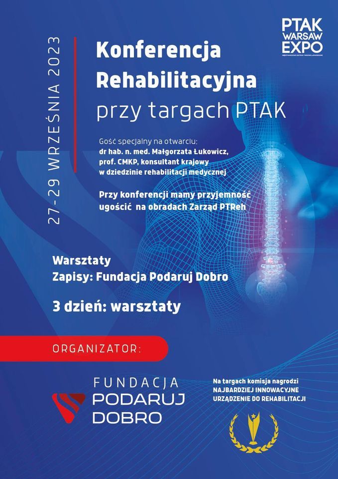 Konferencje przy targach rehabilitacji WARSAW PTAK EXPO, Ptak Warsaw ...