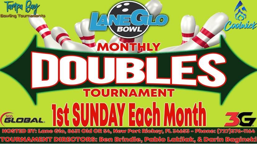 January Monthly Doubles, Lane Glo Bowl South, New Port Richey, 7 ...