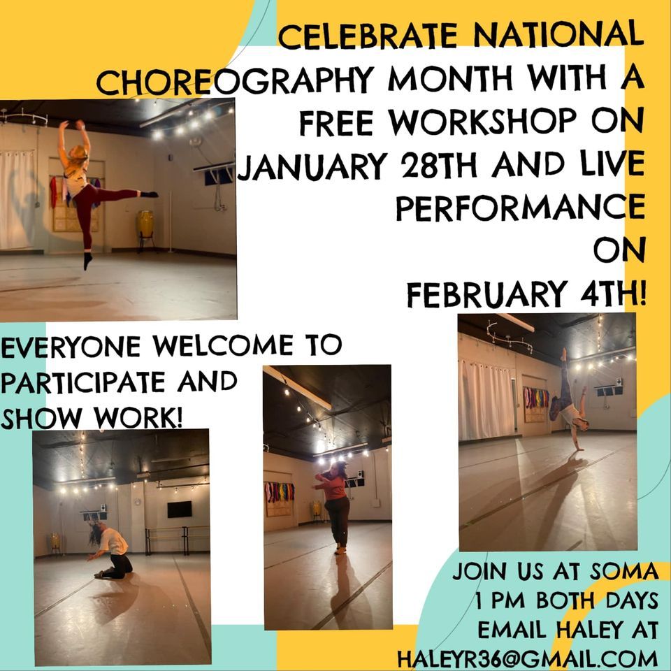 NACHMO- Choreography Workshop and Performance , River Valley Dance ...