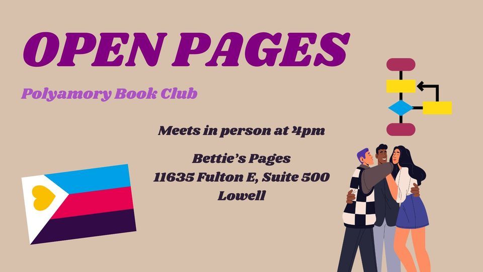 Open Pages: Polyamory Book Club, Bettie's Pages, Lowell, January 14 ...