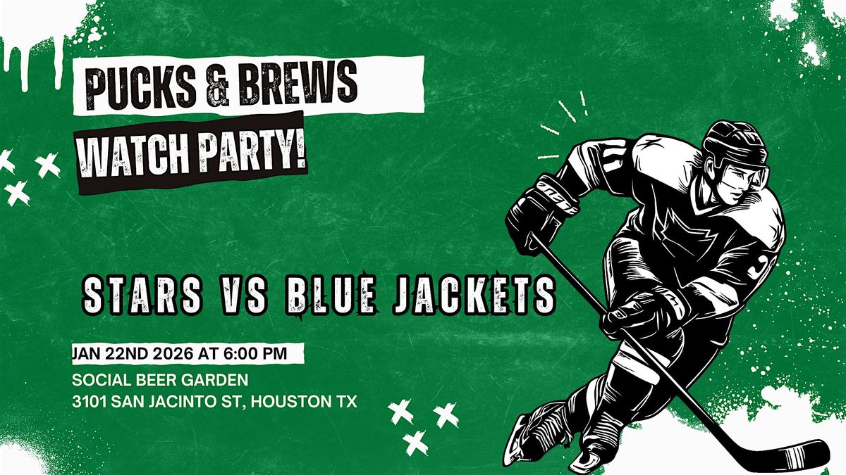 Pucks & Brews Watch Party!, Social Beer Garden HTX, Houston, 22 January ...