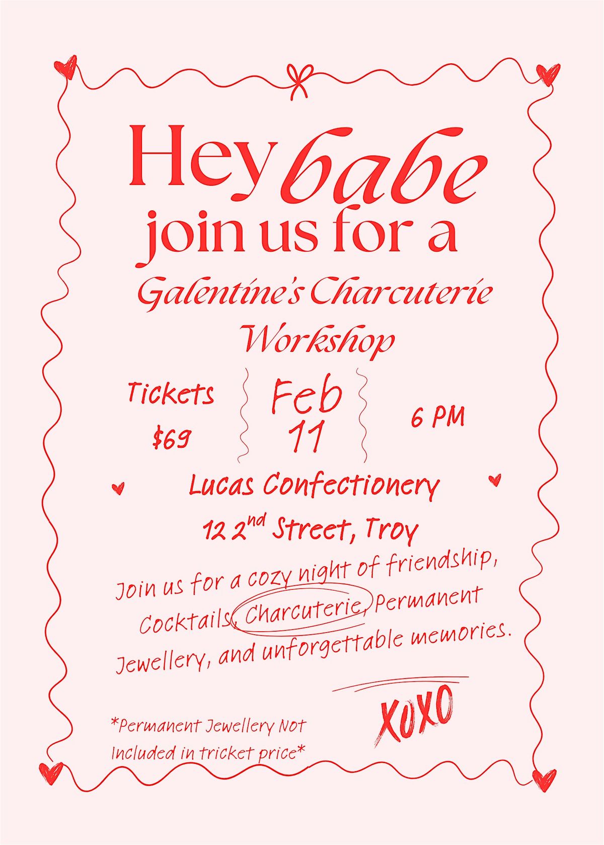 Galentine’s Charcuterie Night at Lucas Confectionery Cocktails, Boards ...