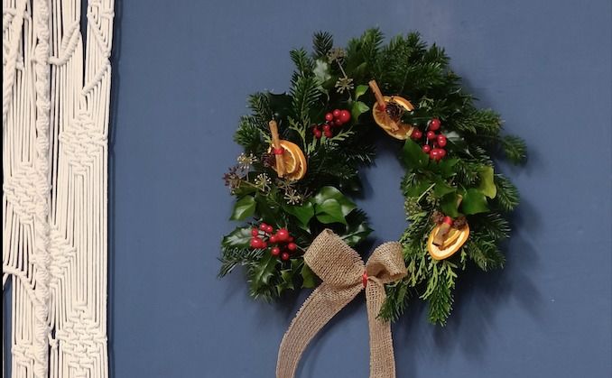 Traditional Christmas Wreath Workshop , Larkdesignmake, Sully, December ...