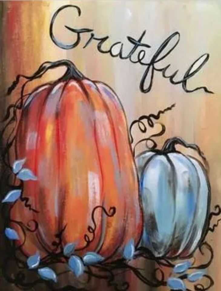 Paint Nite: Gratefulness and Pumpkins, TGI Fridays, Corona, November 7 ...
