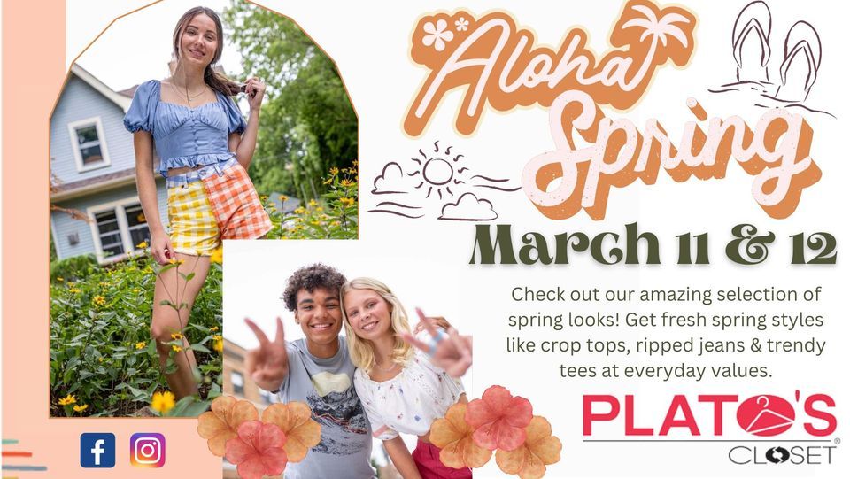 Aloha Spring Event, Plato's Closet - Lafayette, IN, 11 March 2023 ...