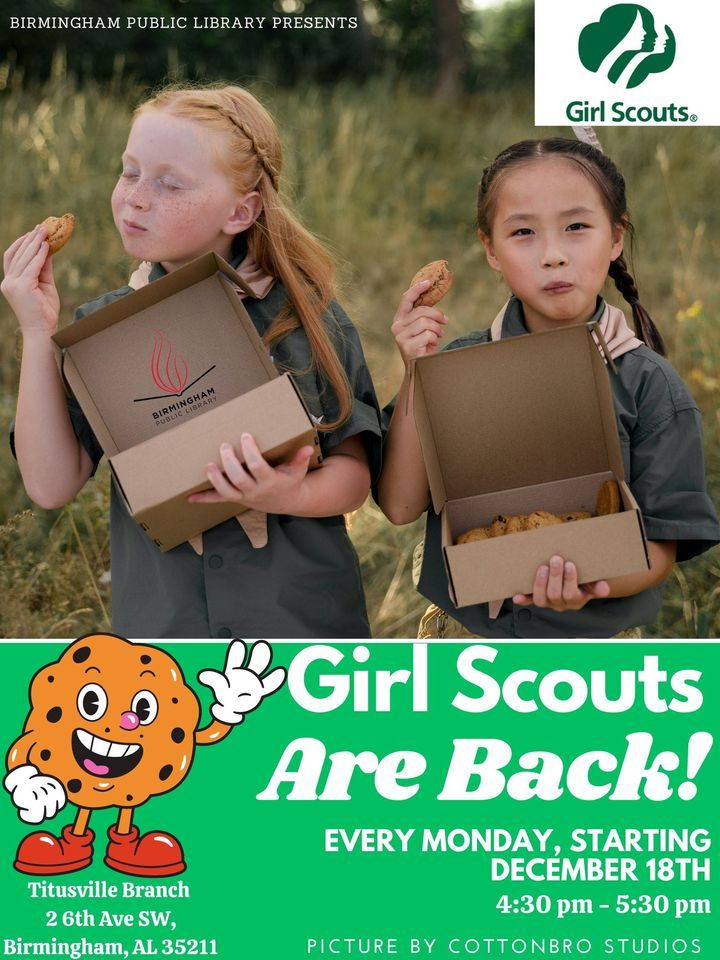Girl Scouts Are Back!, Titusville Library (Birmingham Public Library ...