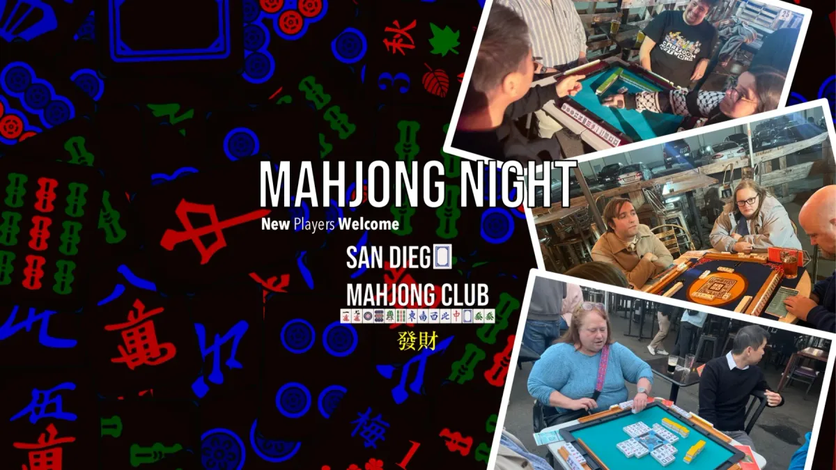 Mahjong Night, Brewskis Bar & Arcade, San Diego, 19 September 2025 ...