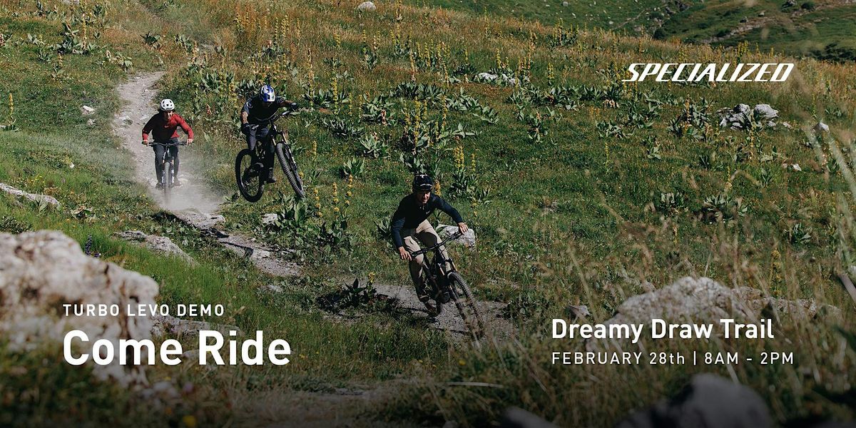 Turbo Levo Demo at Dreamy Draw Trail, Dreamy Draw Recreation Area ...