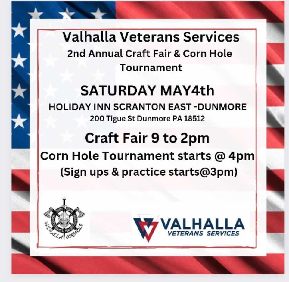 Valhalla Veterans Services 2nd Annual Craft Fair & Cornhole Tournament ...