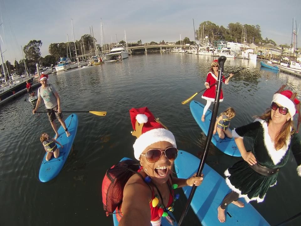 SANTA SUP at the Santa Cruz Harbor, SUP Shack Santa Cruz, December 9 ...