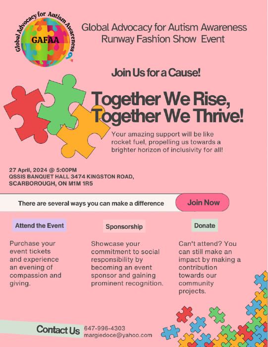 (Dinner & Dance). Spring Runway Fashion Show in support of Autism ...