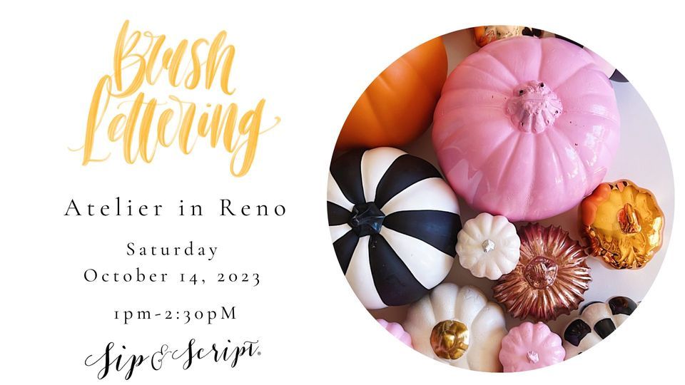 Pumpkin Lettering & Beginners Brush Lettering , 2135 Dickerson Rd, Reno ...