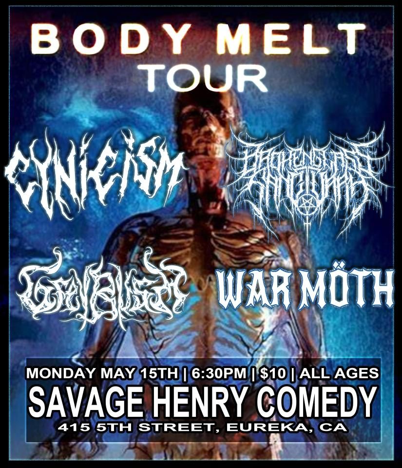 METAL MONDAY II: BROKEN GLASS SANCTUARY(Bay Area Death Metal), CYNICISM ...