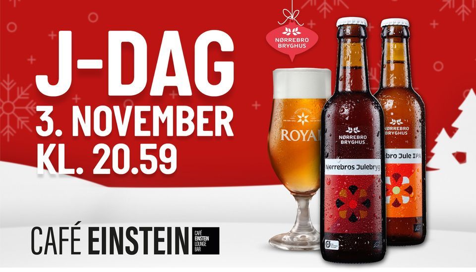 J-DAG hos Café Einstein, Café Einstein, Ringsted, 3 November to 4 November | AllEvents.in