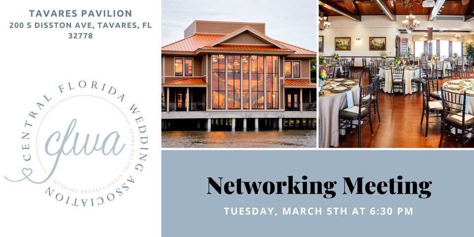 CFWA March Networking Event, Tavares Pavilion On The Lake, 5 March 2024 ...
