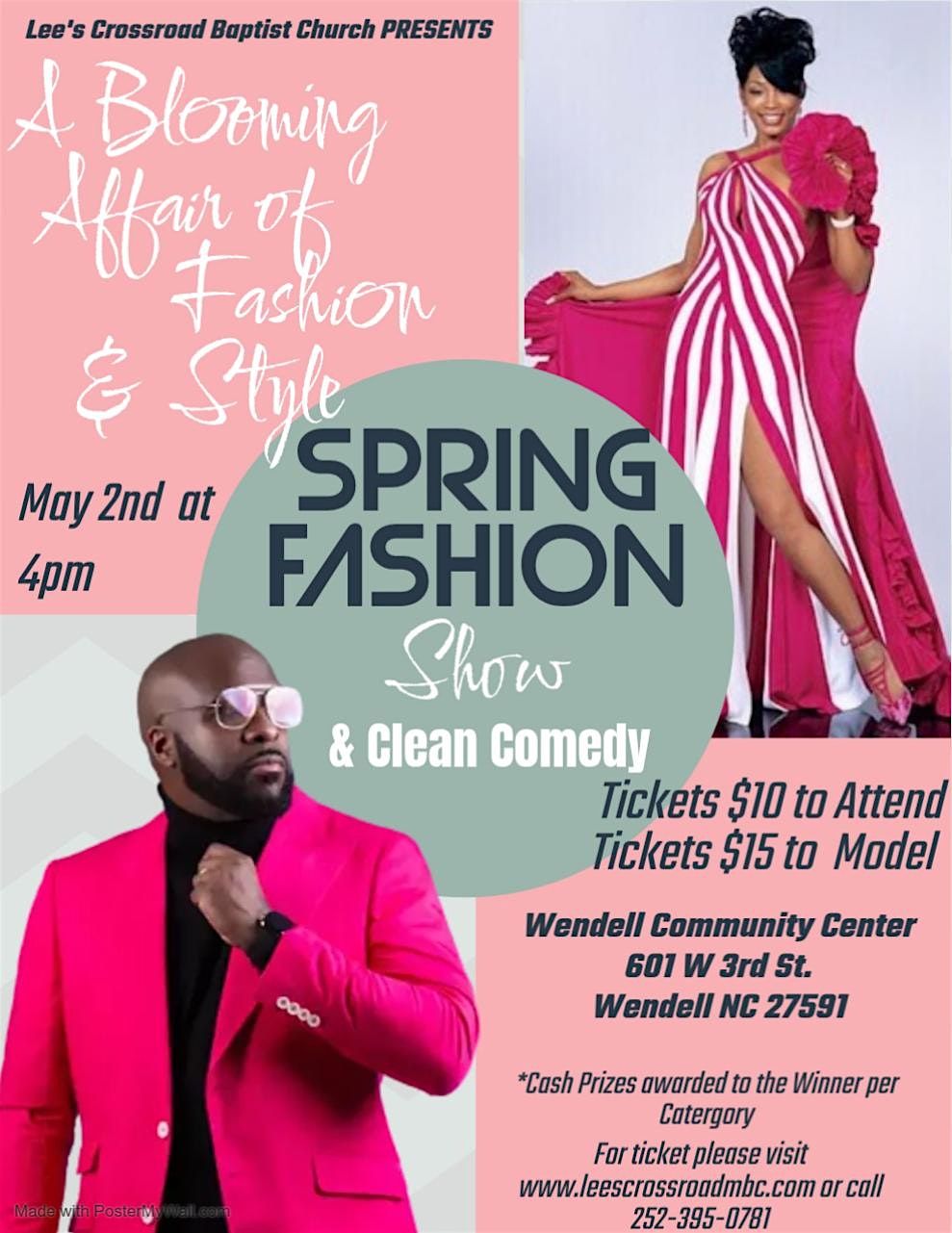 Spring Bloom Fashion Show Featuring a Live Comedy Set, 601 W 3rd St ...
