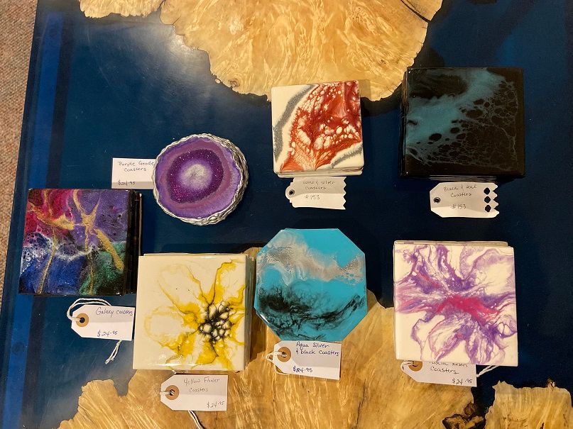 Resin Coaster Class, Bark Art Creations, Pinckney, January 11 2024 | AllEvents.in