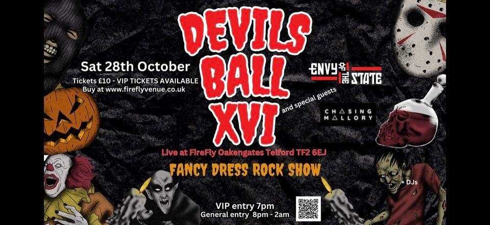 Devils Ball XVI, Firefly, Telford, 28 October to 29 October | AllEvents.in