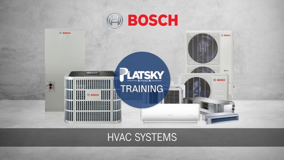 Hands-on Training: Bosch HVAC Systems, Platsky Company, Jericho, 6 ...