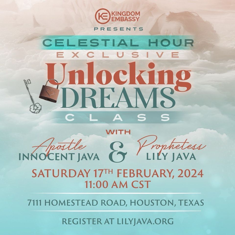 Celestial Hour Exclusive: Unlocking Dreams Class with Prophetess Lily ...