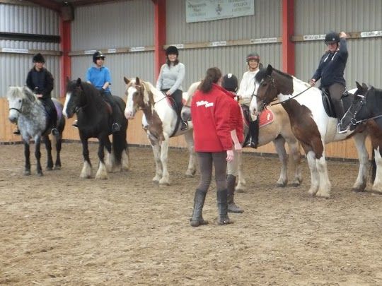 Adult Social riding group, Valley Farm, Harwich, 6 December 2023 ...